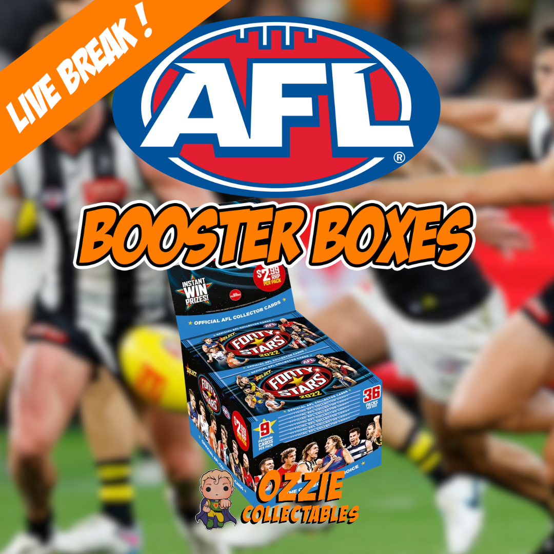 Live Break AFL Booster Boxes – Ozzie Collectables