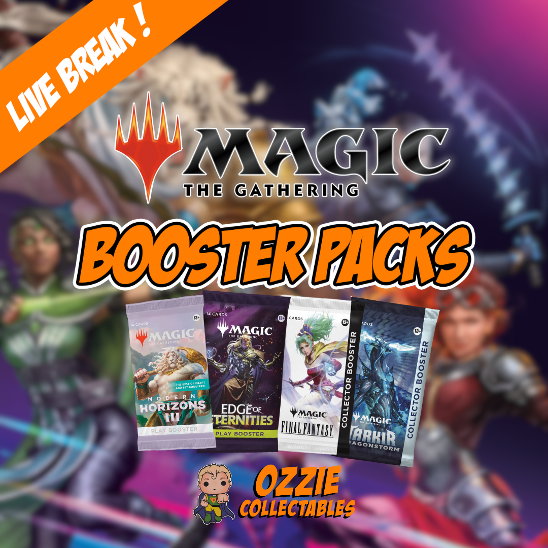 Live Break Magic: The Gathering Booster Packs – Ozzie Collectables
