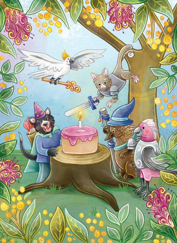 LPG Retail 5x7 Greeting Cards Display - Stray Leaves: Aussie Birthday ...