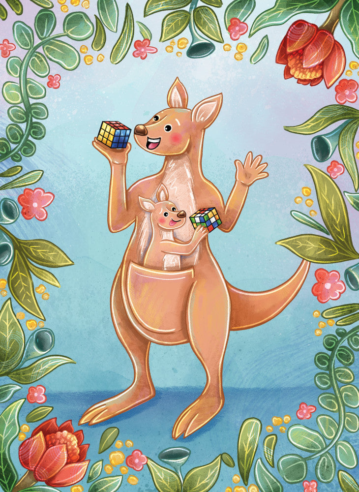 LPG Retail 5x7 Greeting Cards Display - Stray Leaves: Aussie Cube ...