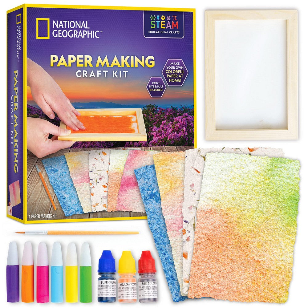 National Geographic: Paper Making Craft Kit | Ozzie Collectables