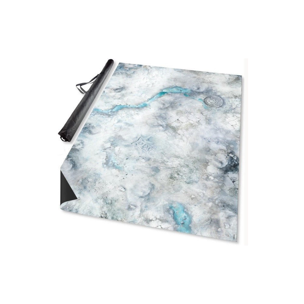 TerrainCrate: 6x4 Snowfield battle mat | Ozzie Collectables