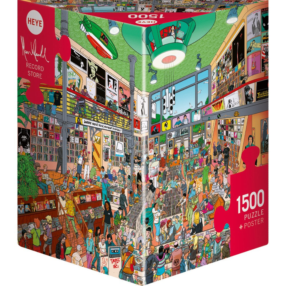 Puzzle - Heye - Herold; Record Store 1500Pc | Ozzie Collectables