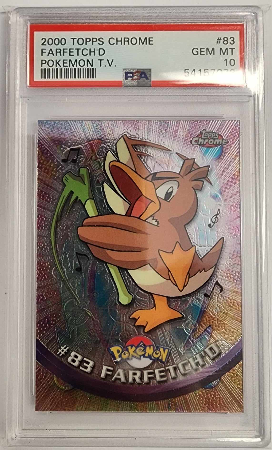 2000 Topps Chrome Pokemon T.V. 83 Farfetch'D Pokemon T.V. | Ozzie ...