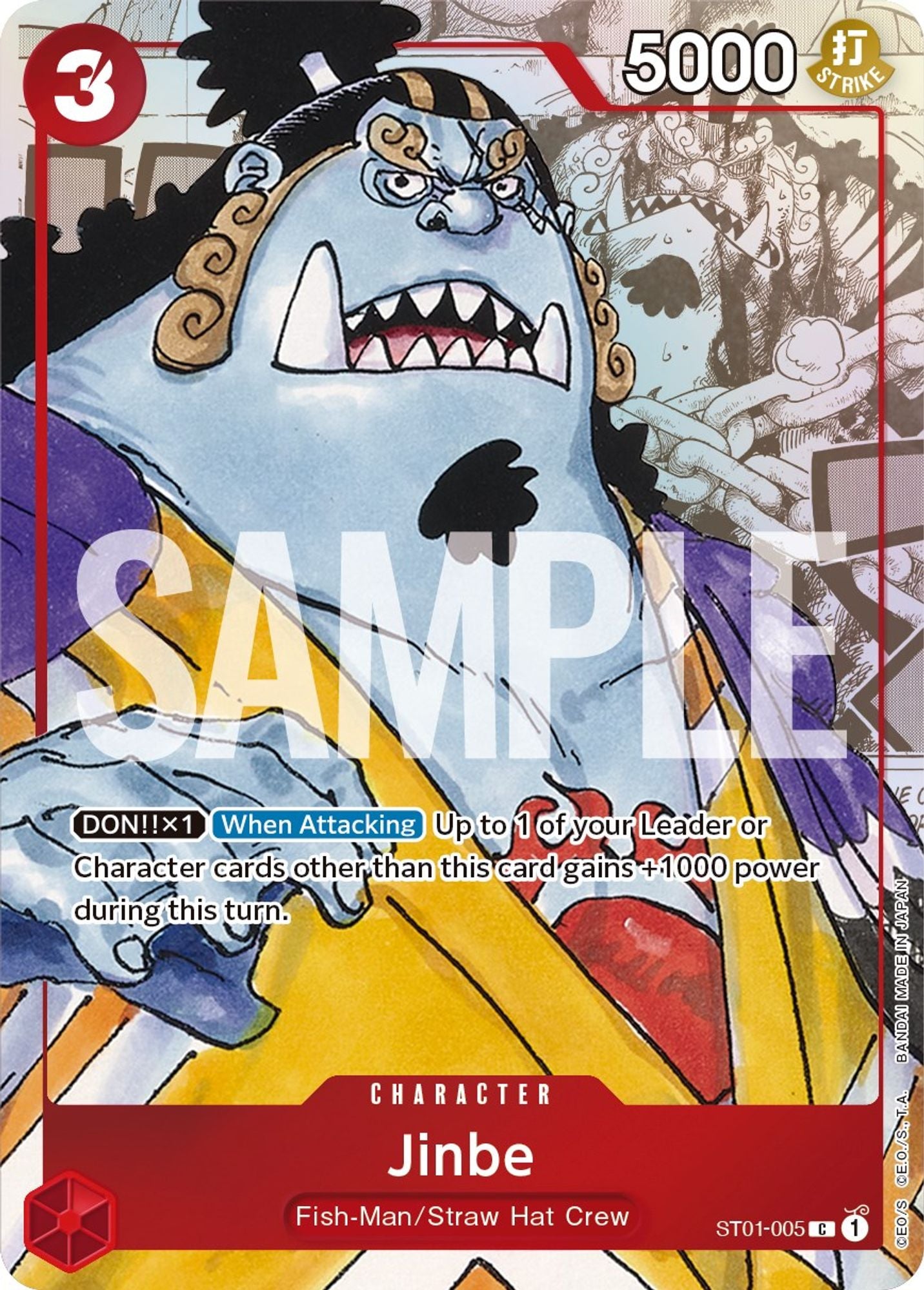 Jinbe - ST01-005 (Alternate Art) | Ozzie Collectables