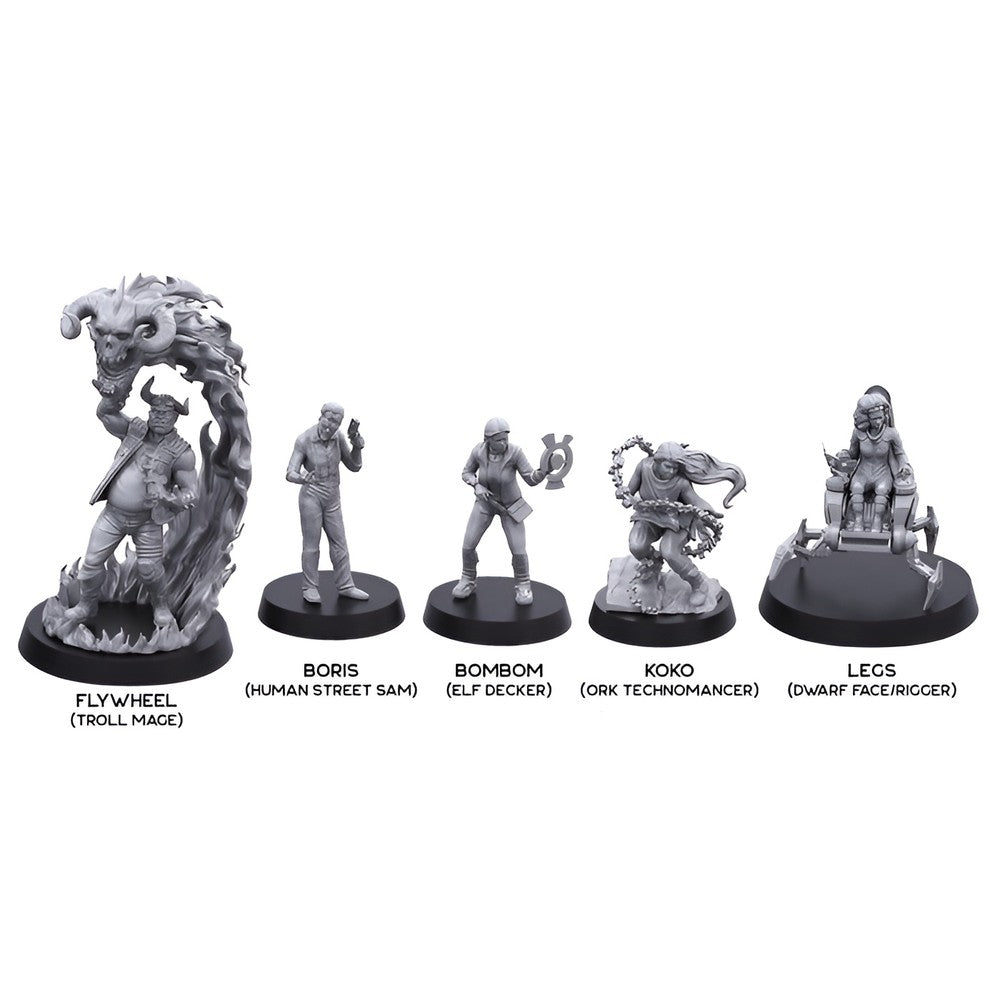 Shadowrun Miniatures - Sprawl Runners | Ozzie Collectables