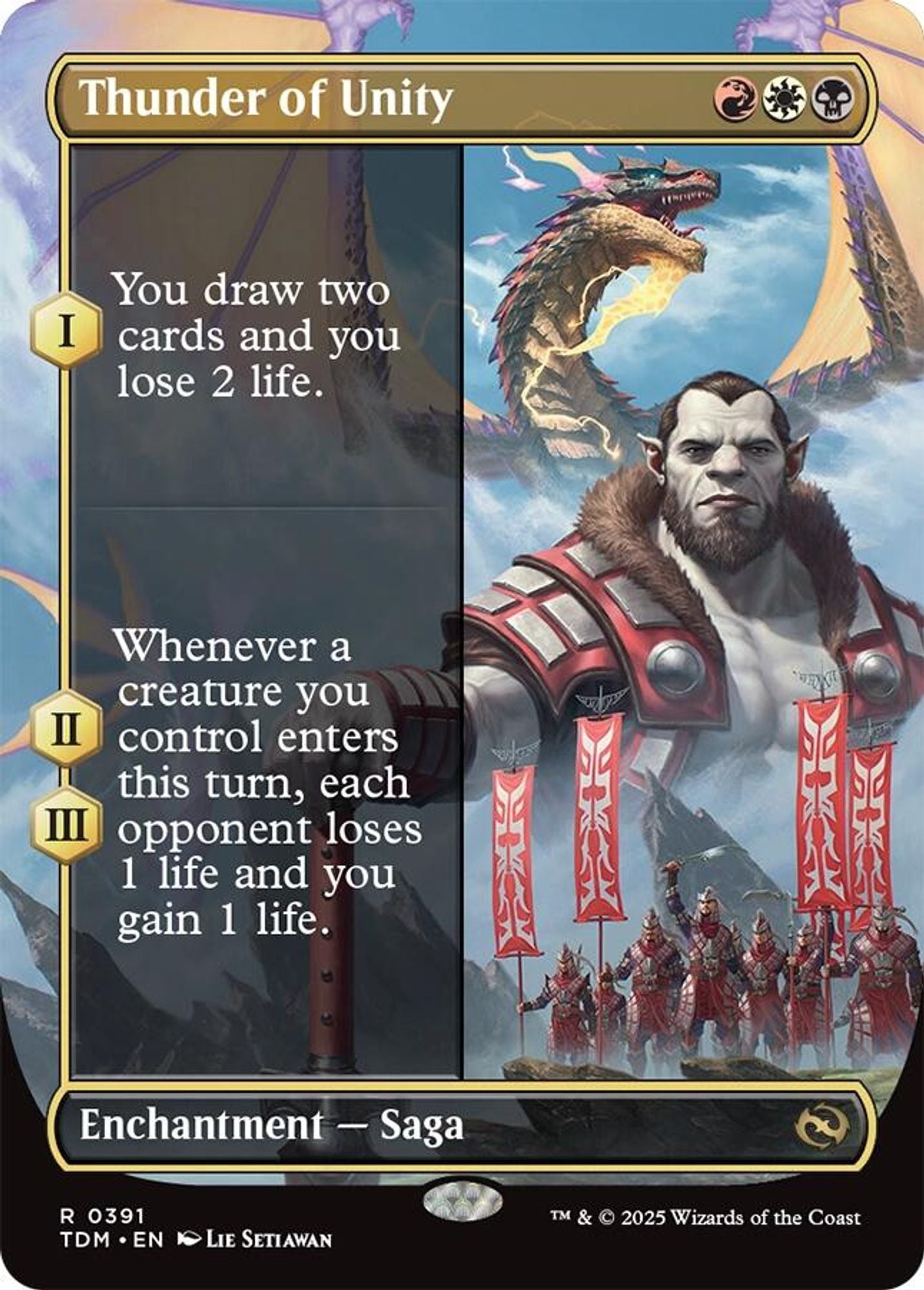 Thunder of Unity (Borderless) | Ozzie Collectables
