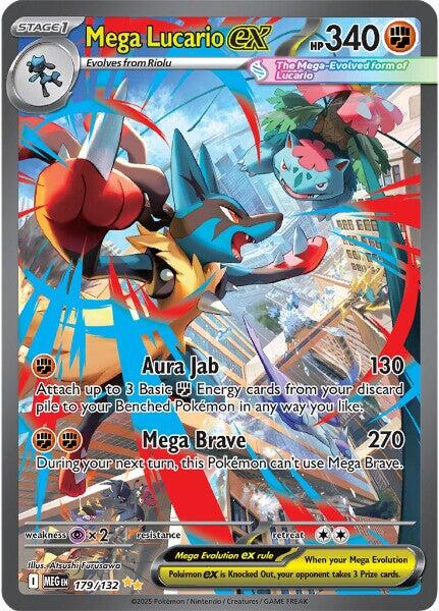 Mega Lucario ex - 179/132 | Ozzie Collectables