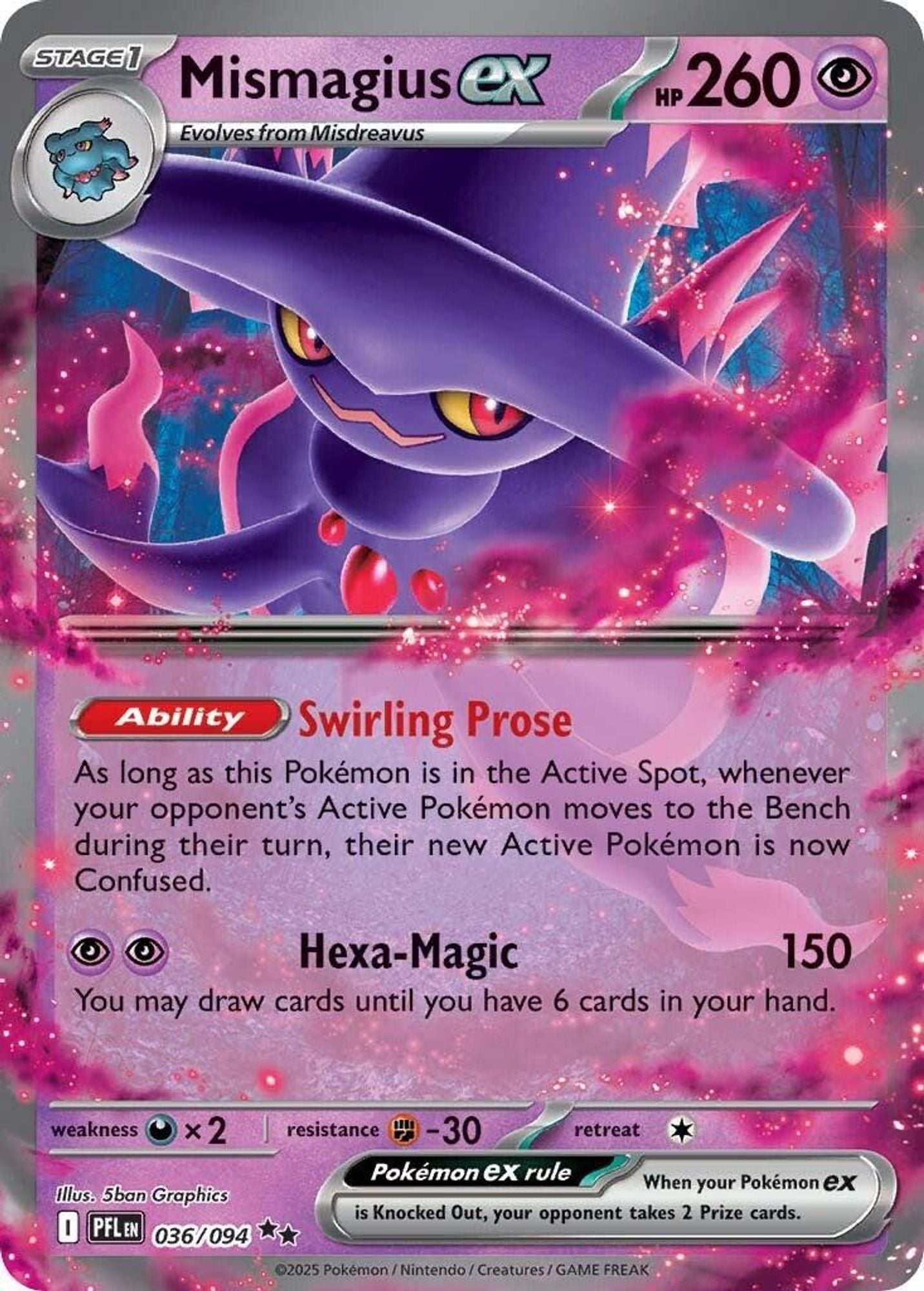 Mismagius ex - 036/094 | Ozzie Collectables