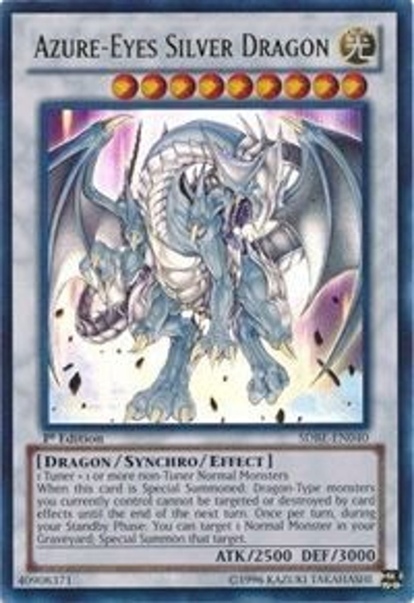Azure-Eyes Silver Dragon | Ozzie Collectables