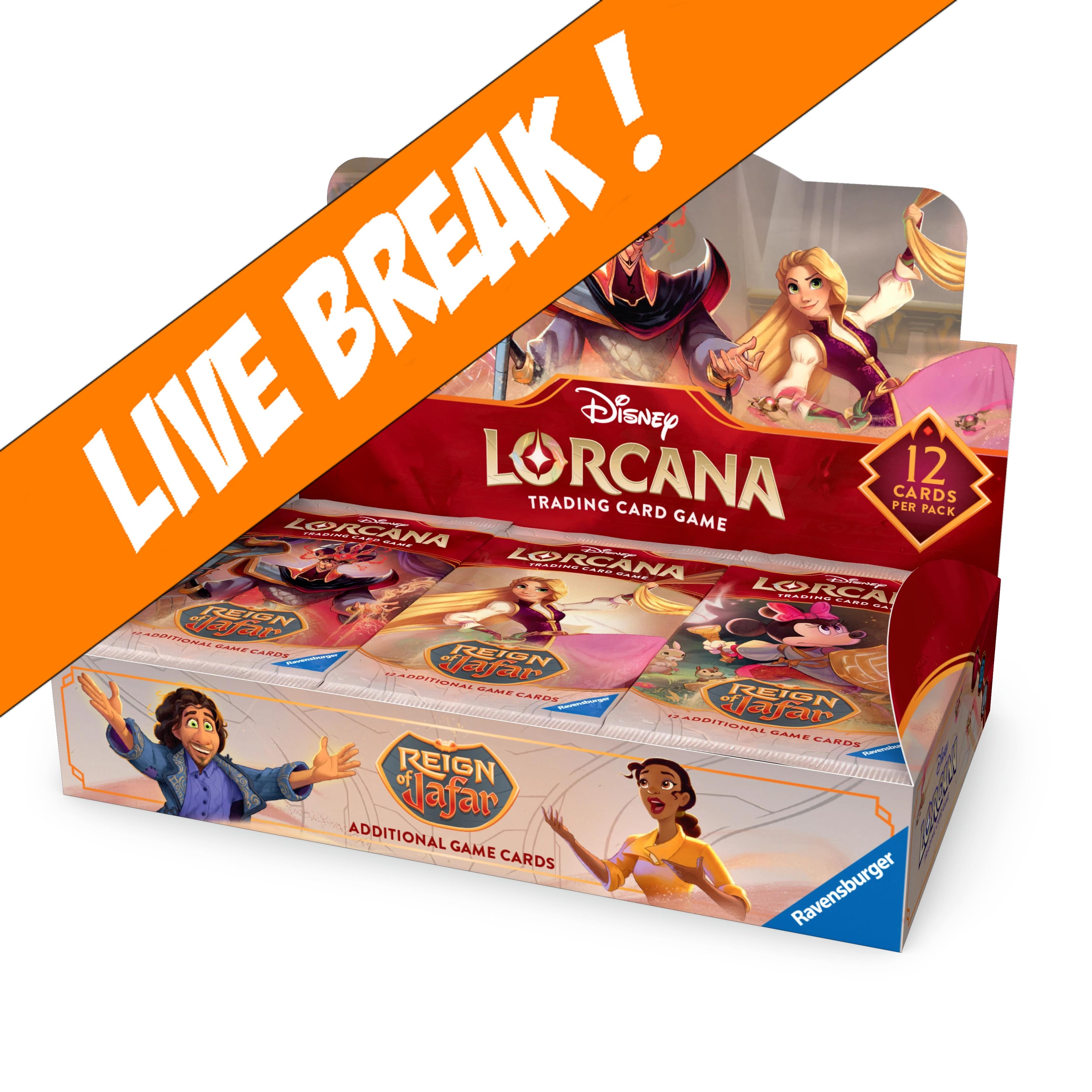 [ Live Break ] Disney Lorcana TCG - S8 Reign Of Jafar Booster Box ...