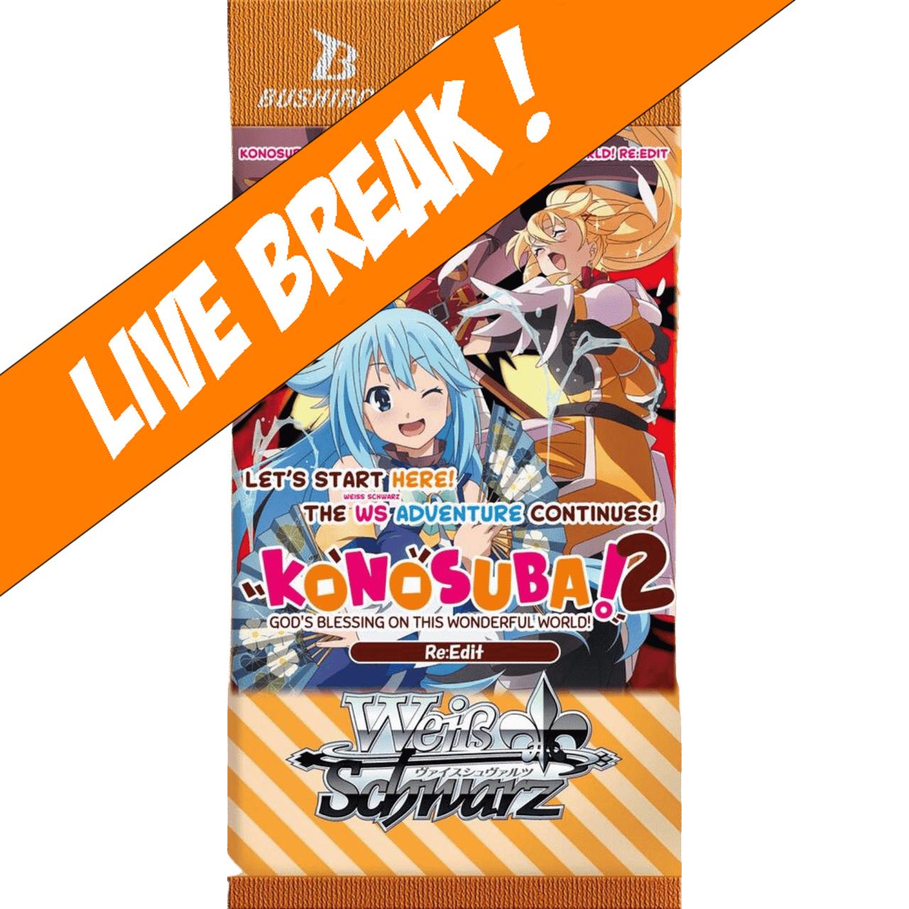[ Live Break ] [Weiss Schwarz] KONOSUBA - God’s blessing on this ...
