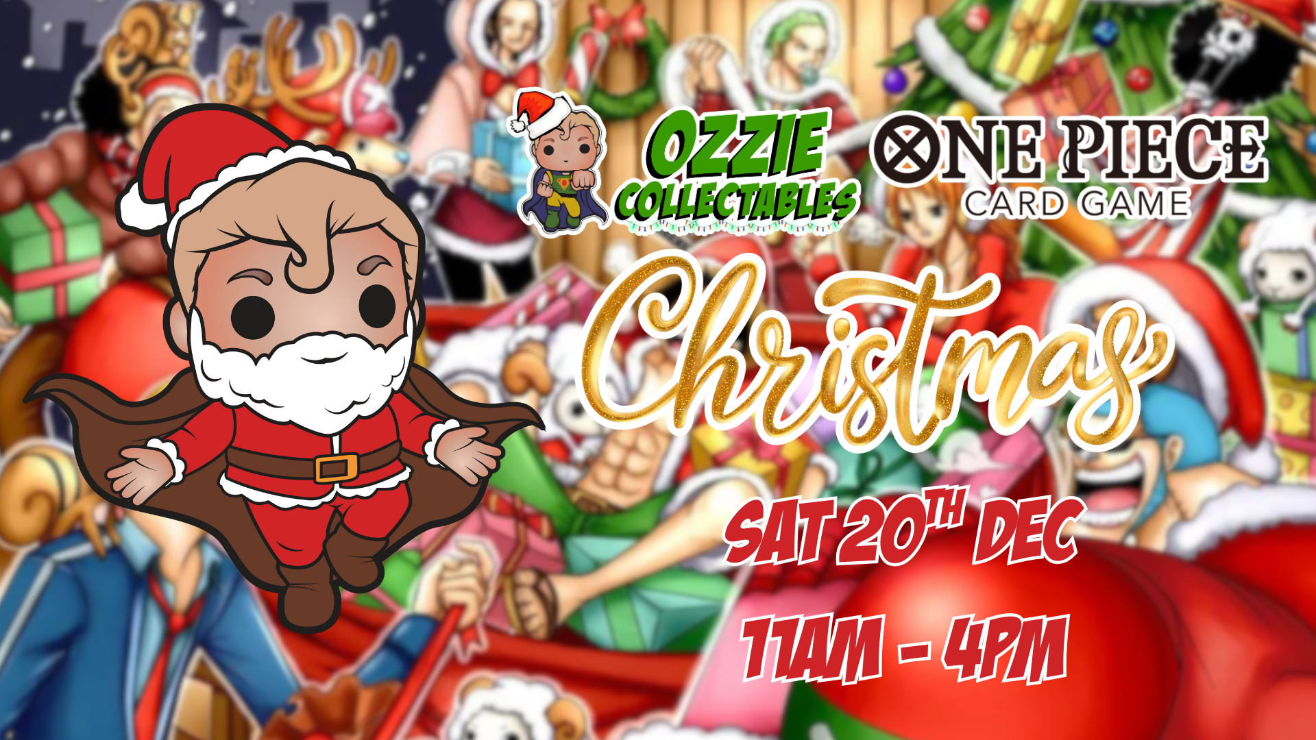 Ozzie Christmas Party 20th Dec - ONE PIECE ENTRY – Ozzie Collectables