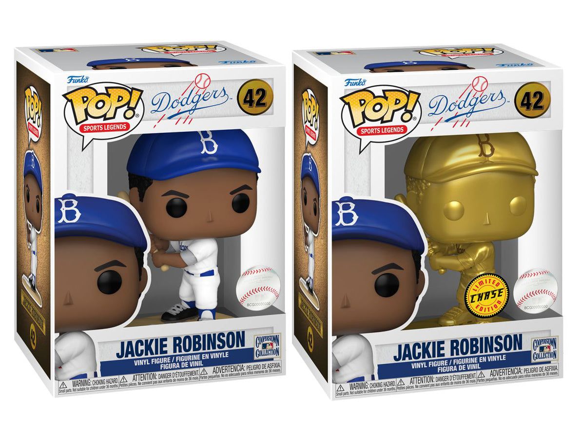 MLB: Legends - Jackie Robinson Pop! Vinyl Chase Bundle | Chase Funko ...
