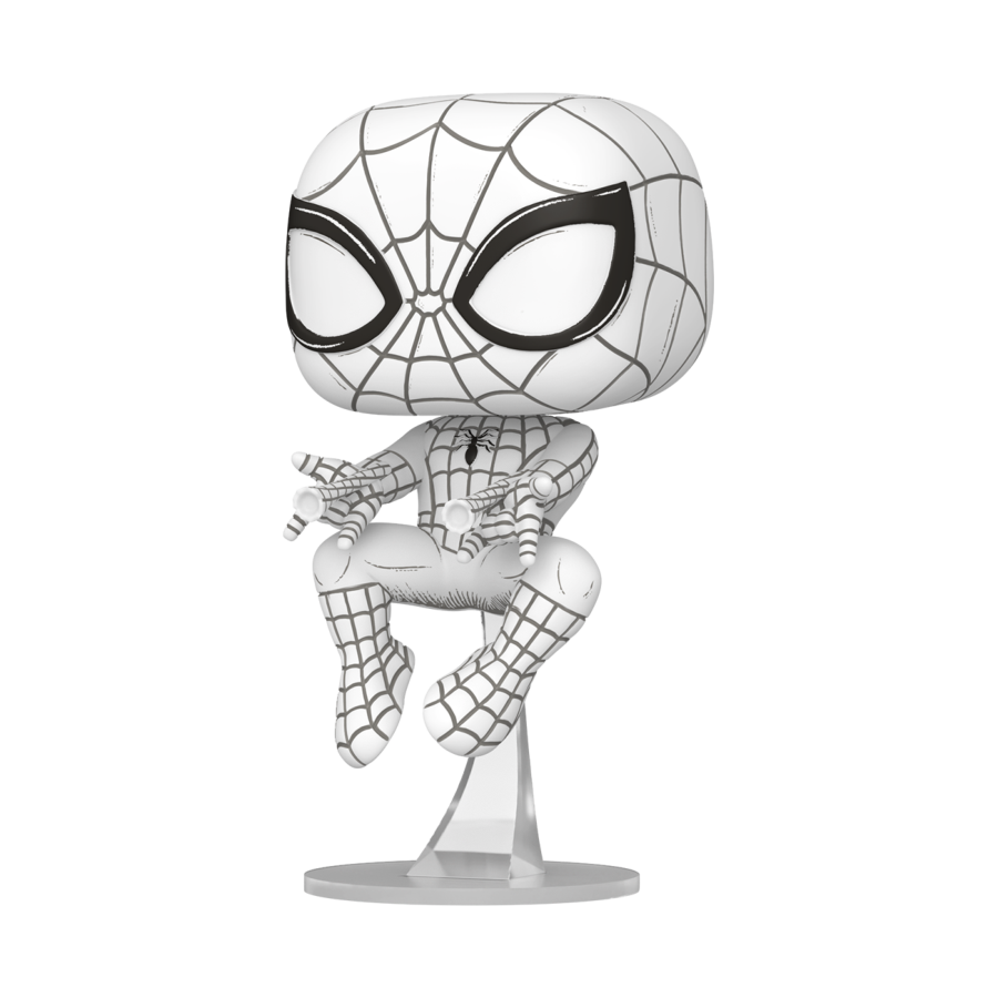Marvel: Sketched - Spider-Man Pop! Vinyl | Ozzie Collectables