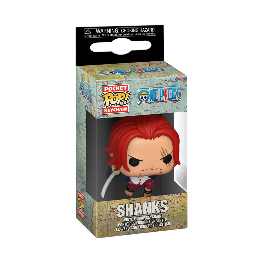 One Piece - Shanks Pop! Keychain | Ozzie Collectables