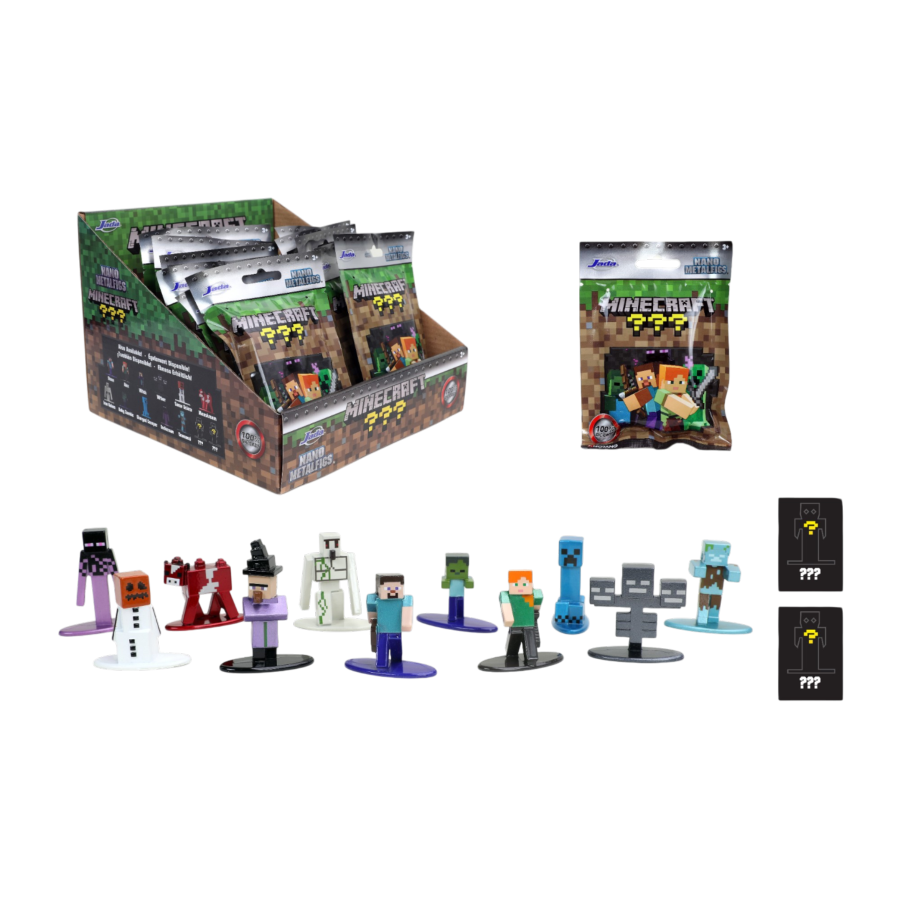 Minecraft - Nano Metalfigs Blind Bag Assortment (Wave 2) | Ozzie ...