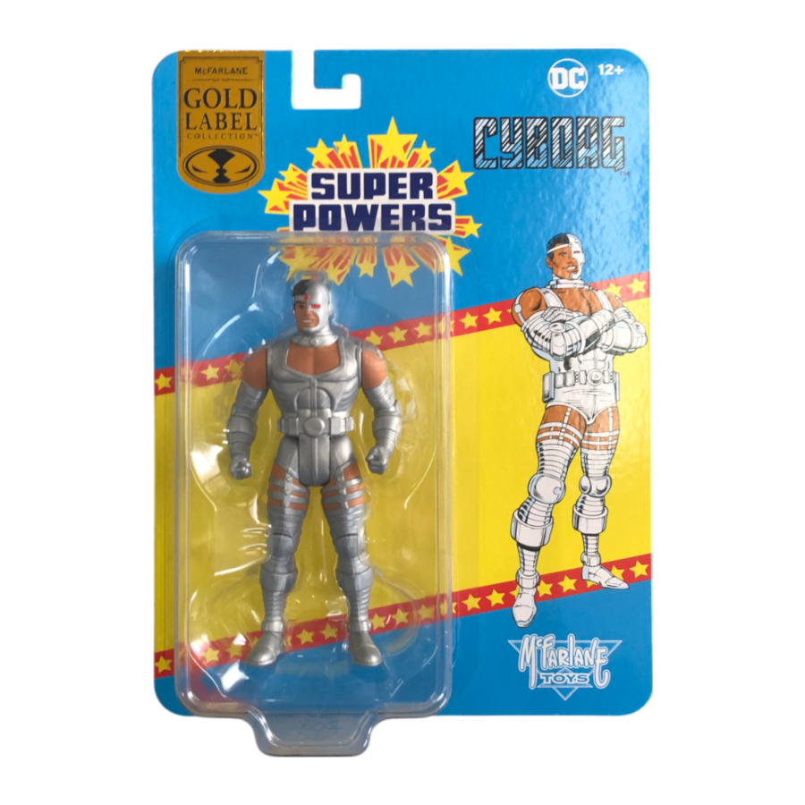 DC Comics - Cyborg Gold Label Super Powers 5" Figure | Ozzie Collectables