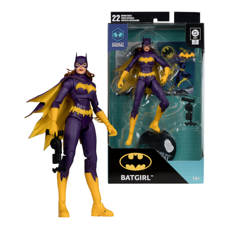 DC Comics - Batgirl (Purple Costume) Digital 7″ Figure | Ozzie Collectables