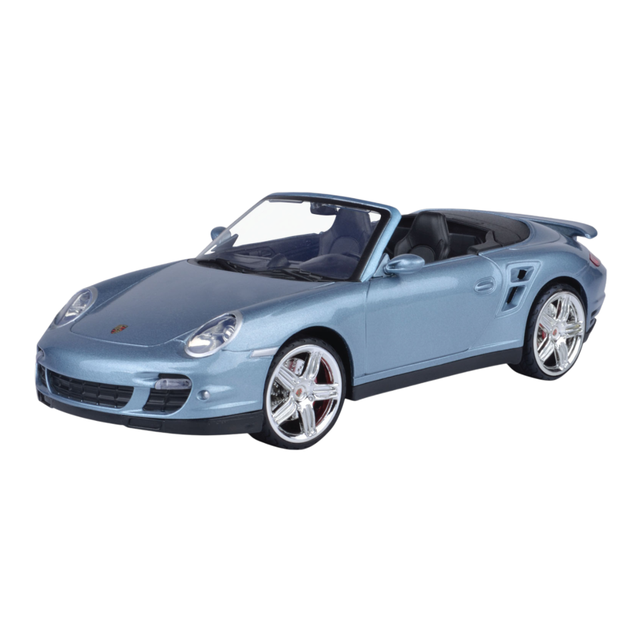 Timeless Legends - 1:18 Porsche 911 Turbo Cabriolet (Metallic Grey) Die ...