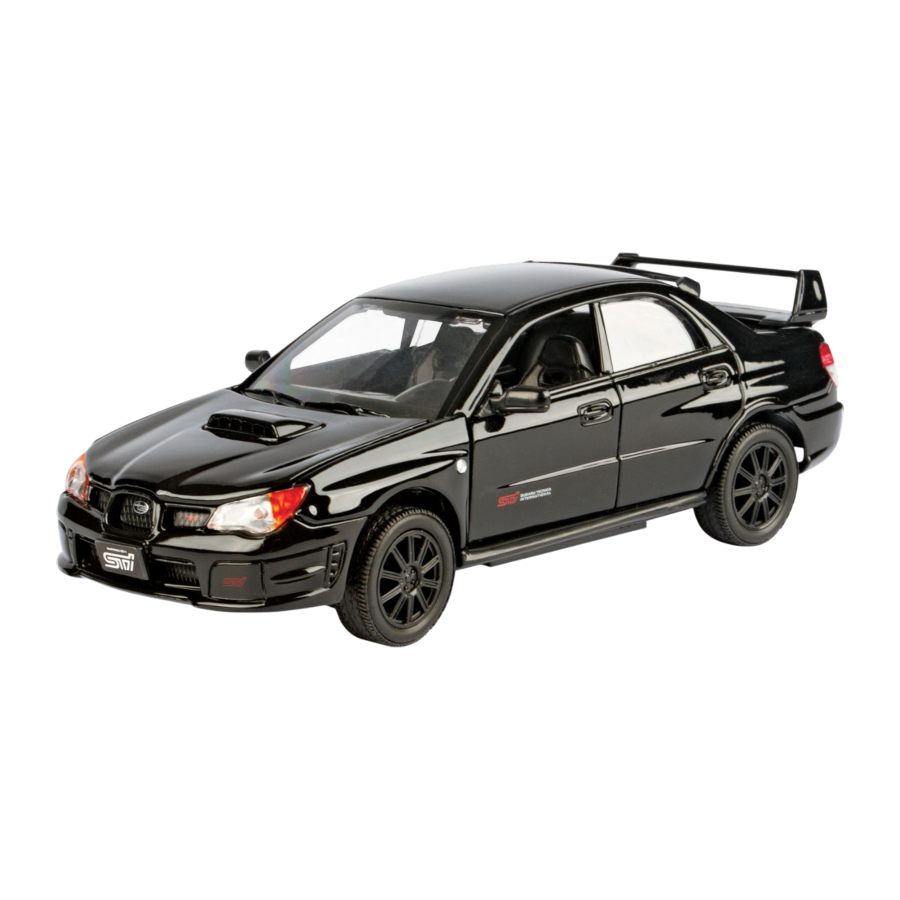 Timeless Legends - 1:24 Subaru Impreza WRX STI (Black) Die-Cast Vehicle ...