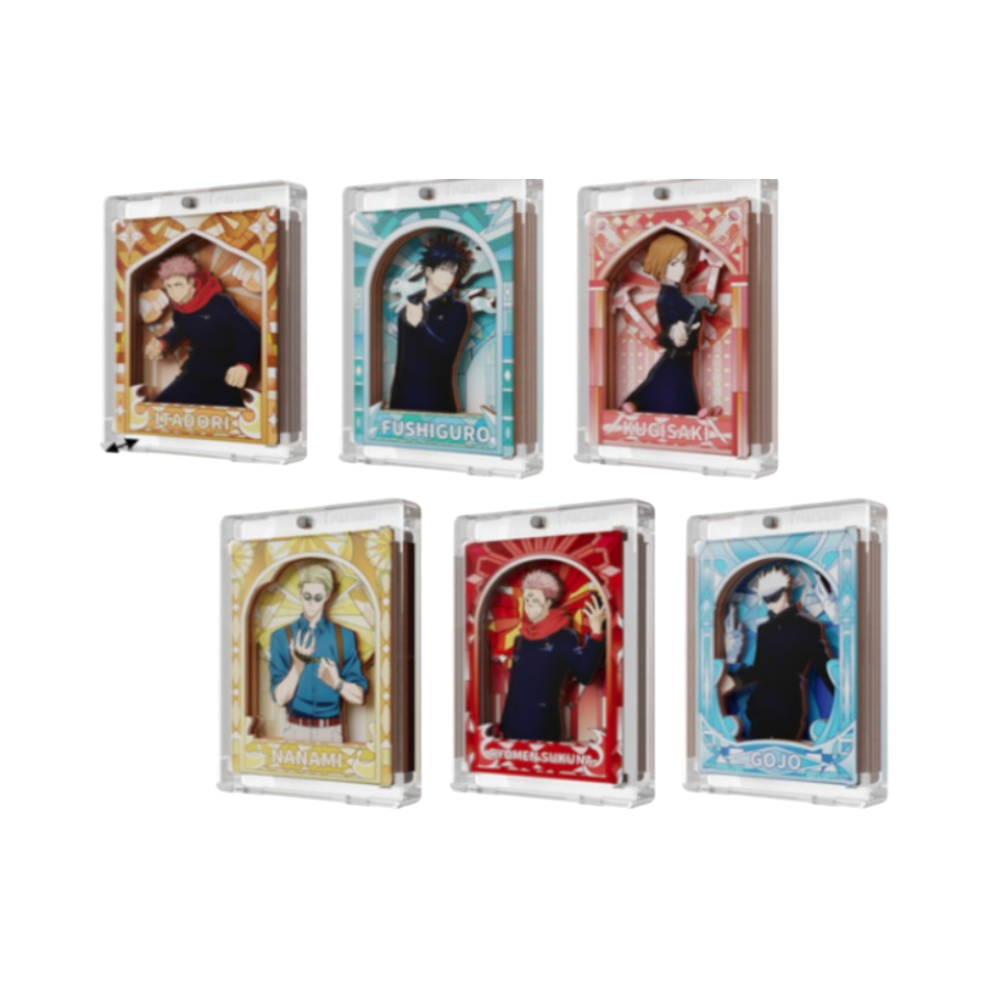 Jujutsu Kaisen - Wooden Case Blind Box Mini Art Magnets (Display of 6 ...