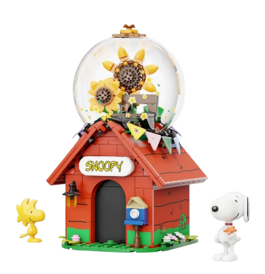 Peanuts - Snoopy Red House Construction Set (243 Pieces) | Ozzie ...
