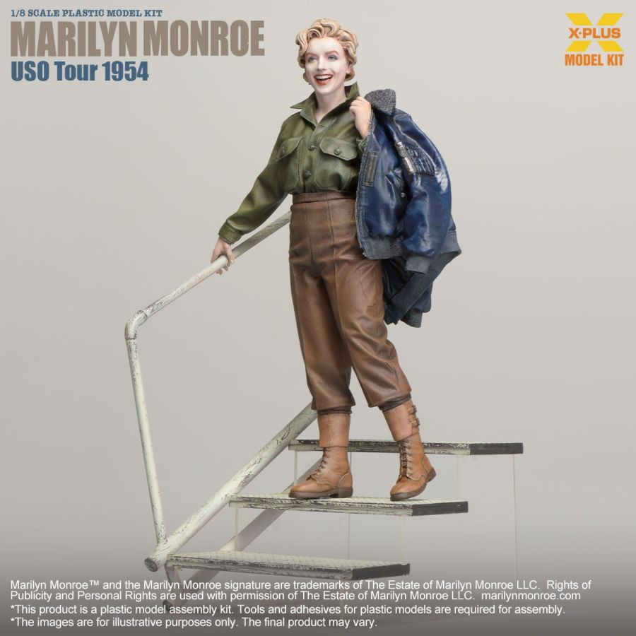 Marilyn Monroe - USO Tour 1954 1:8 Scale Model Kit | Ozzie Collectables
