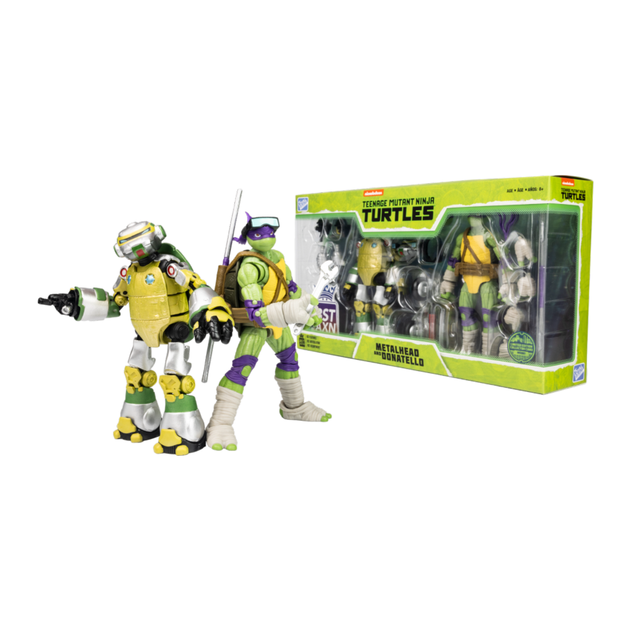 Teenage Mutant Ninja Turtles - Metalhead & Donatello BST AXN 1:15 Scale ...