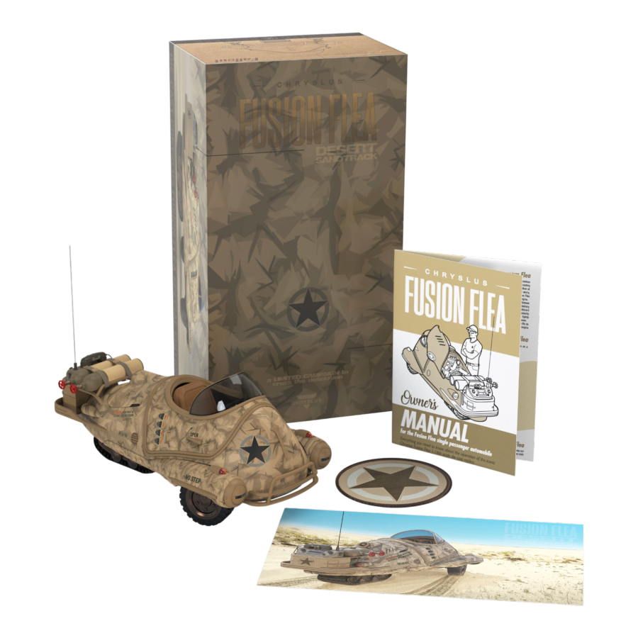 Fallout - Desert Sandtrack Fusion Flea 1:18 Scale Diecast Replica ...