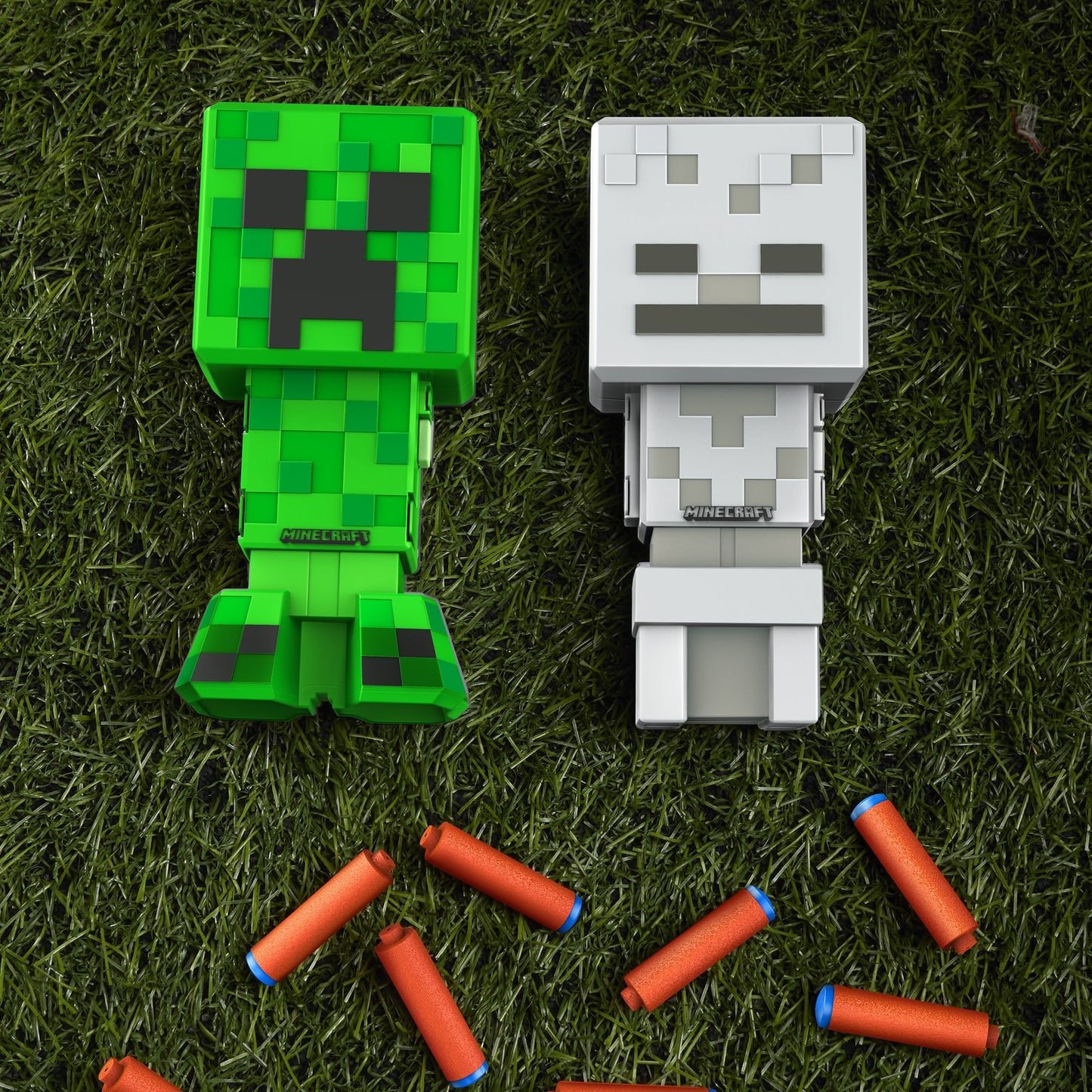 Nerf - Minecraft Creeper and Skeleton Pack | Ozzie Collectables