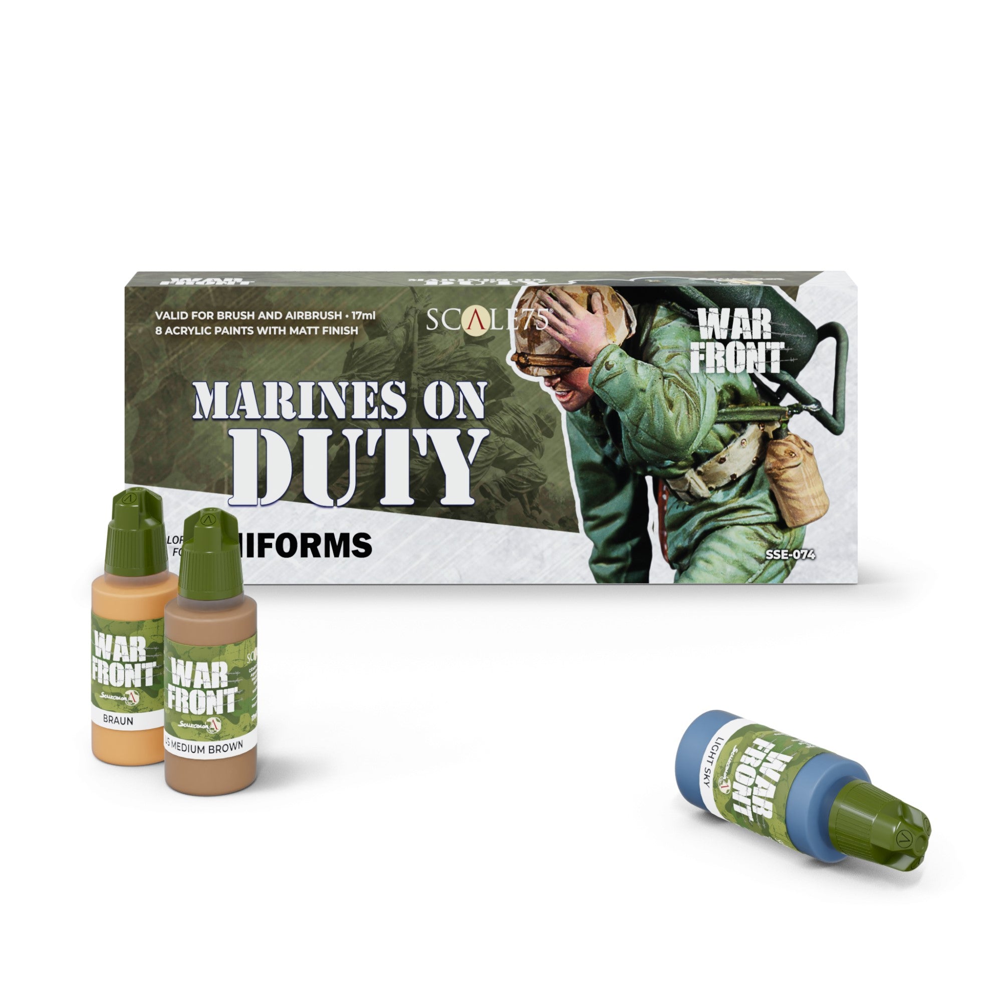 Scale 75 - Warfront - Marines On Duty Paint Set | SSE-074 | Ozzie ...