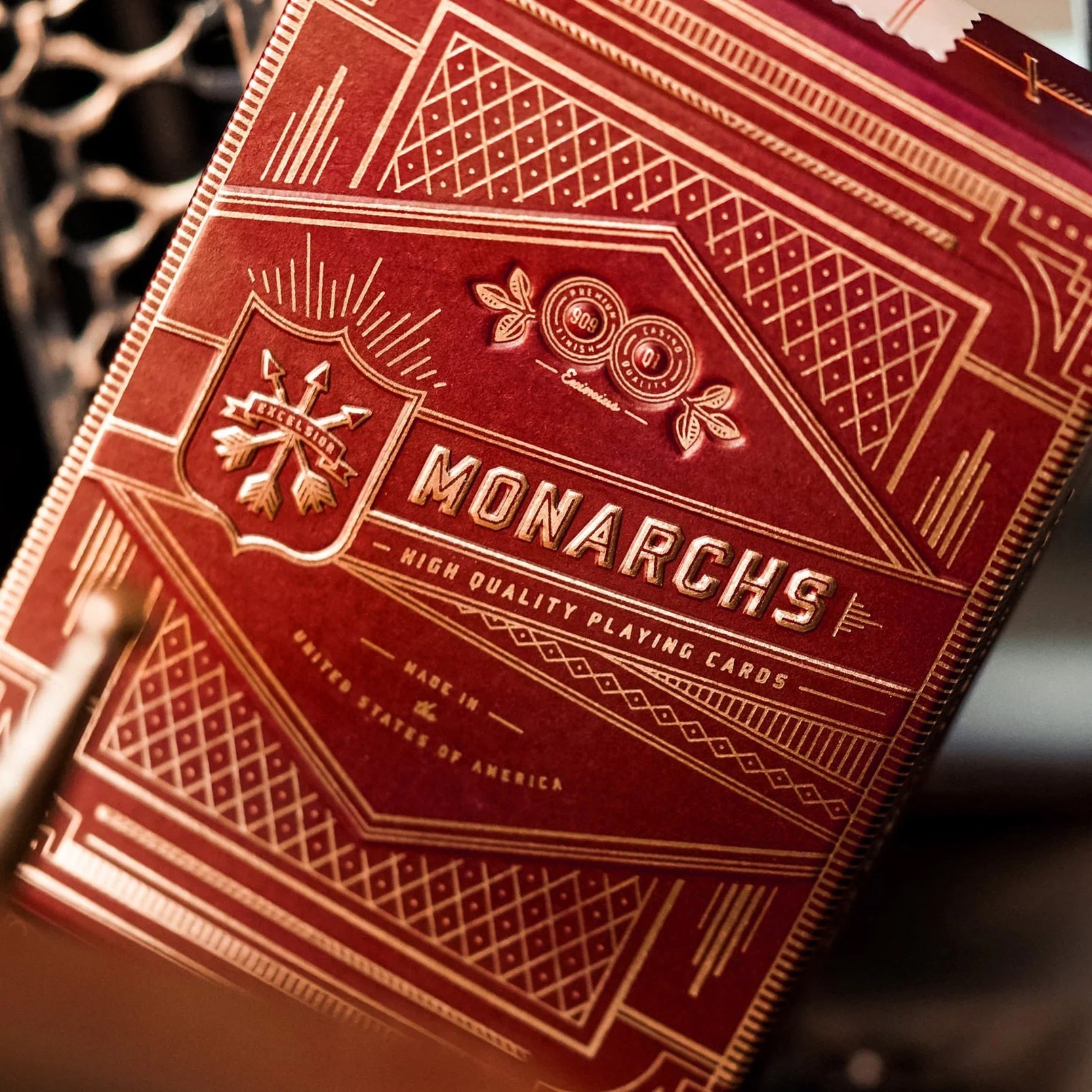 Theory 11 - Monarch Red Playing Cards | Ozzie Collectables
