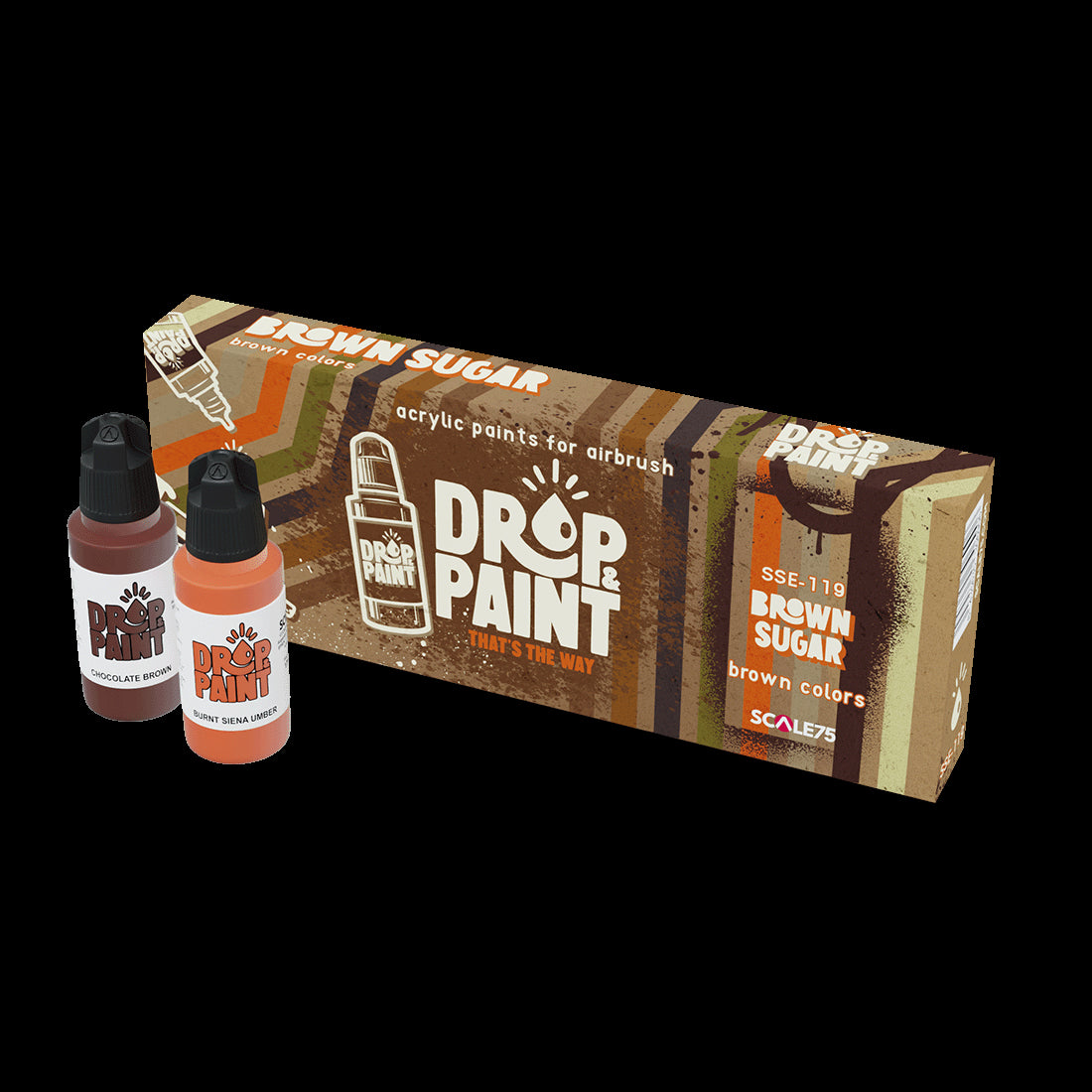 Scale 75 - Drop and Paints - Sugar Brown Paint Set | Ozzie Collectables