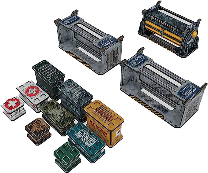 Tanker & Crate Containers - Neutral Theme | TT-TCC-NEU | Ozzie Collectables