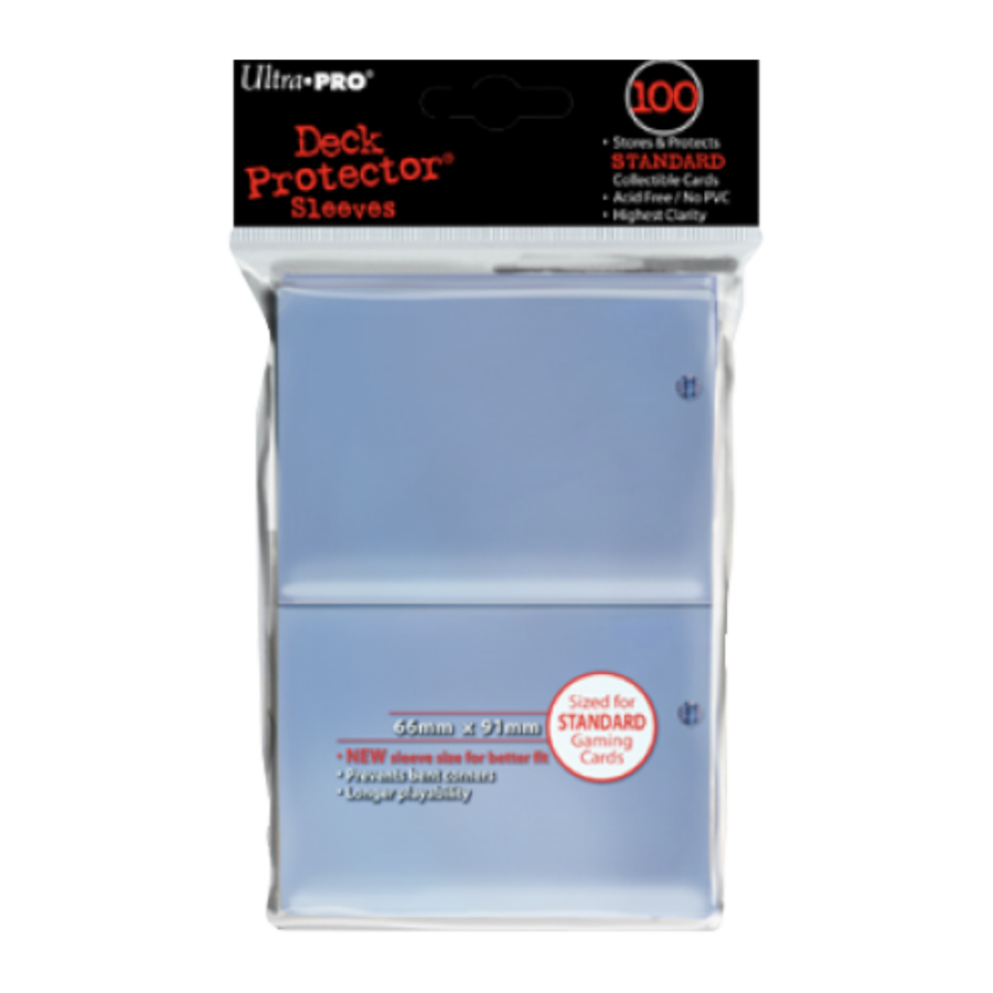 Ultra Pro - Deck Protectors 100 Count Clear | Ozzie Collectables