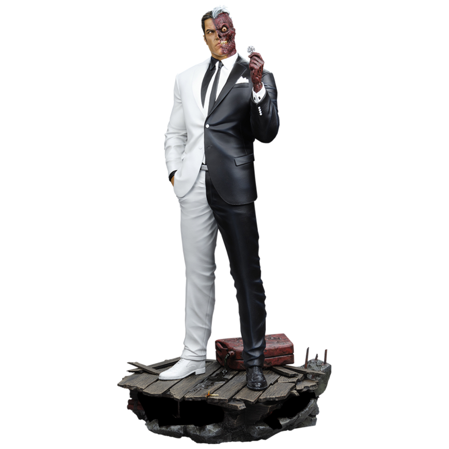 Batman - Two Face 1:4 Scale Maquette | TWE912368 | Ozzie Collectables
