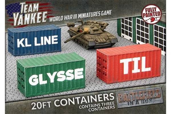 WWIII: Modern Terrain – Shipping Containers 20FT | Ozzie Collectables